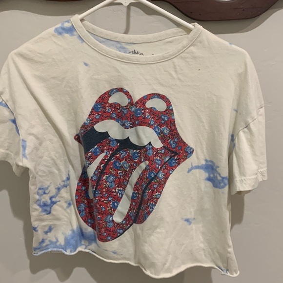 the Rolling Stones | Tops | The Rolling Stones Crop Top | Poshmark